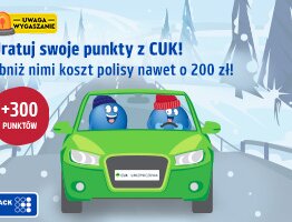 Wymień punkty PAYBACK w CUK! Nawet do 200 zł mniej za polisę